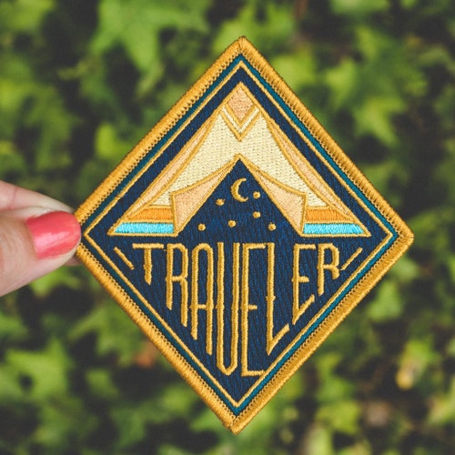 Roam Free Adventure Patch Embroidered Travelling Badge Gap - Etsy