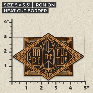 Shape the Future Embroidered Patch - Etsy