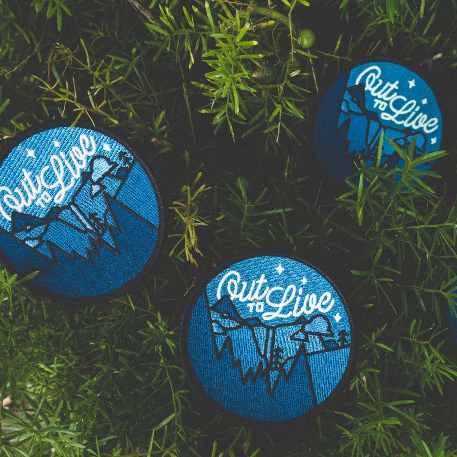 Out to Live Glow in the Dark Embroidered Patch - Etsy