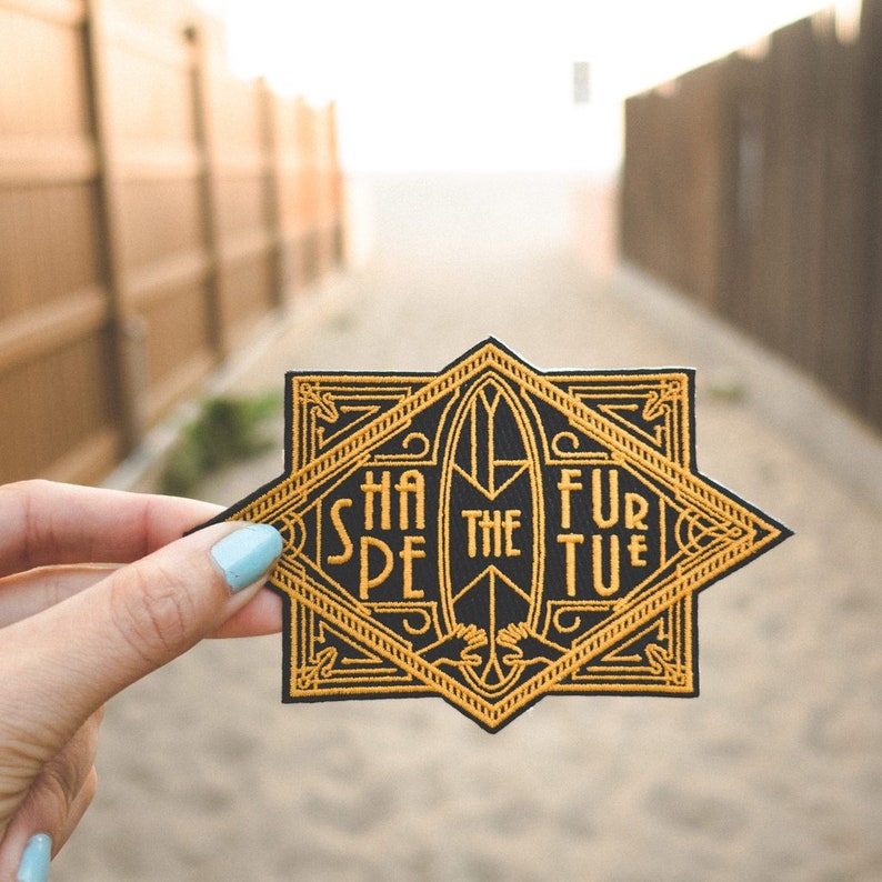 Shape the Future Embroidered Patch - Etsy