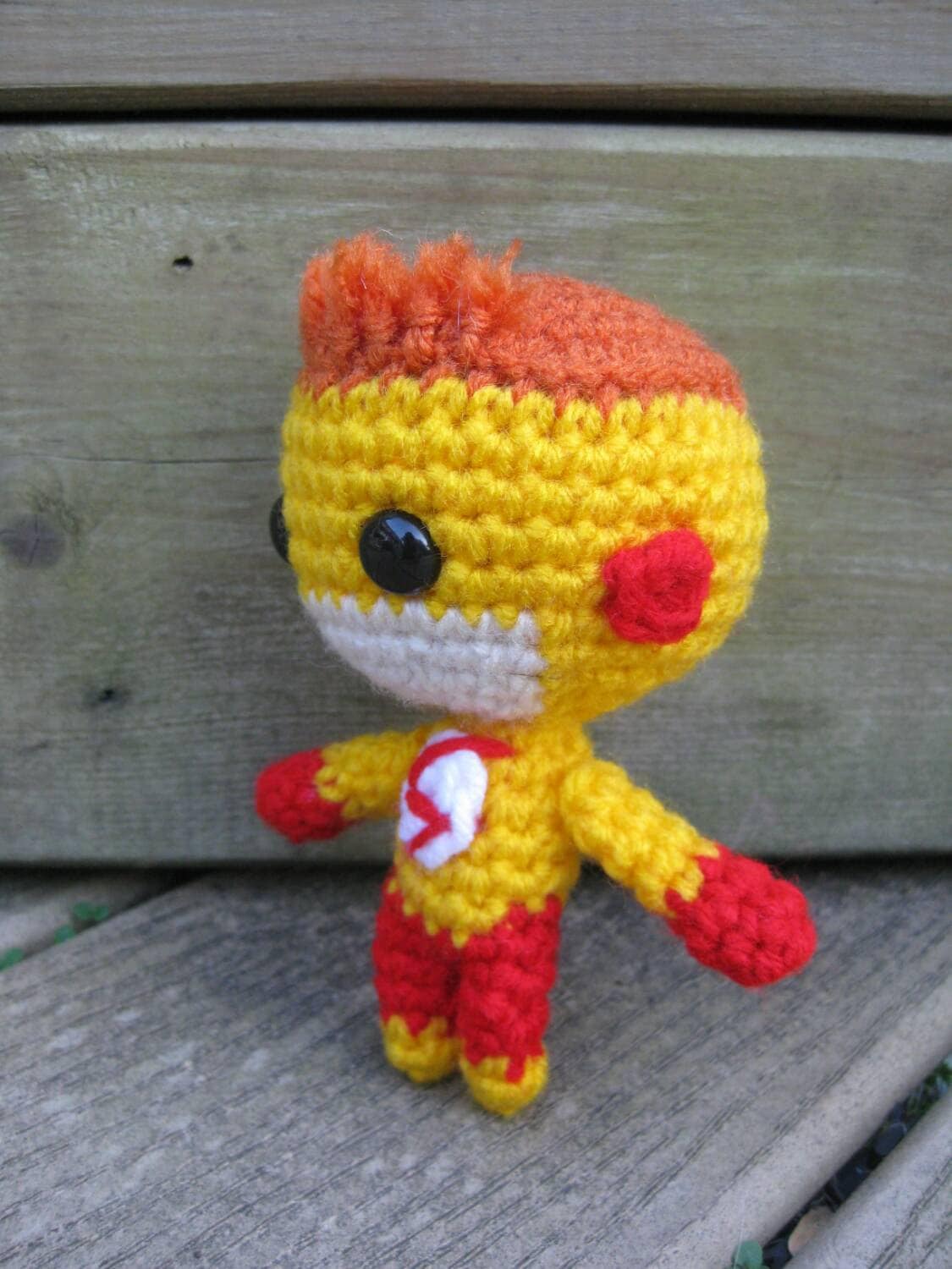 Kid Flash Inspired Plush | Etsy