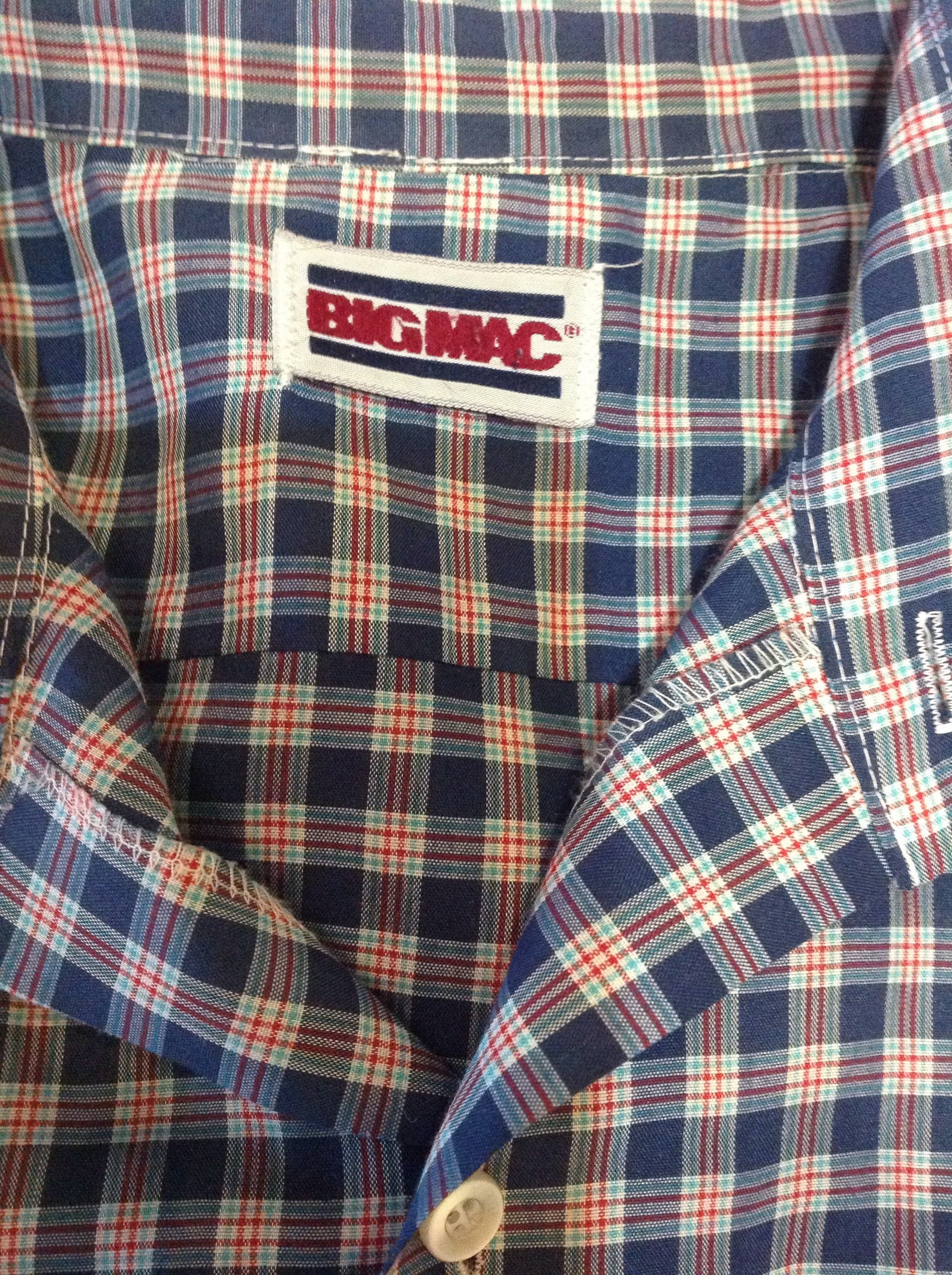 Vintage Mens Big Mac Button up Shirt - Etsy