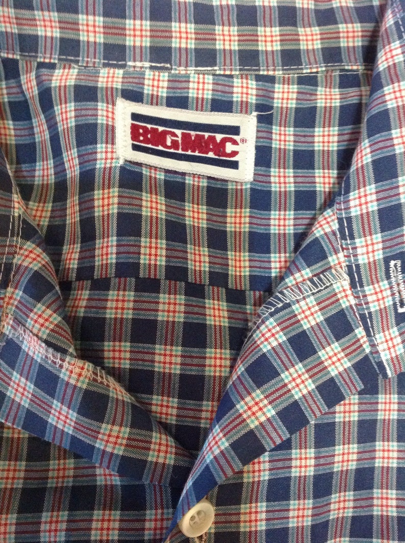 Vintage Mens Big Mac Button up Shirt - Etsy