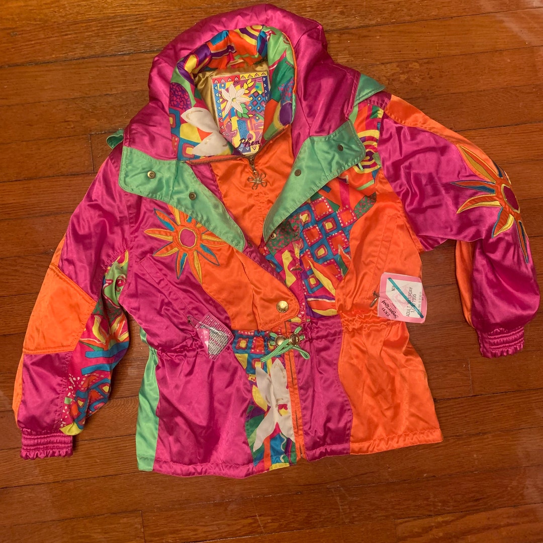 Vintage Neon Ski Jacket - Etsy