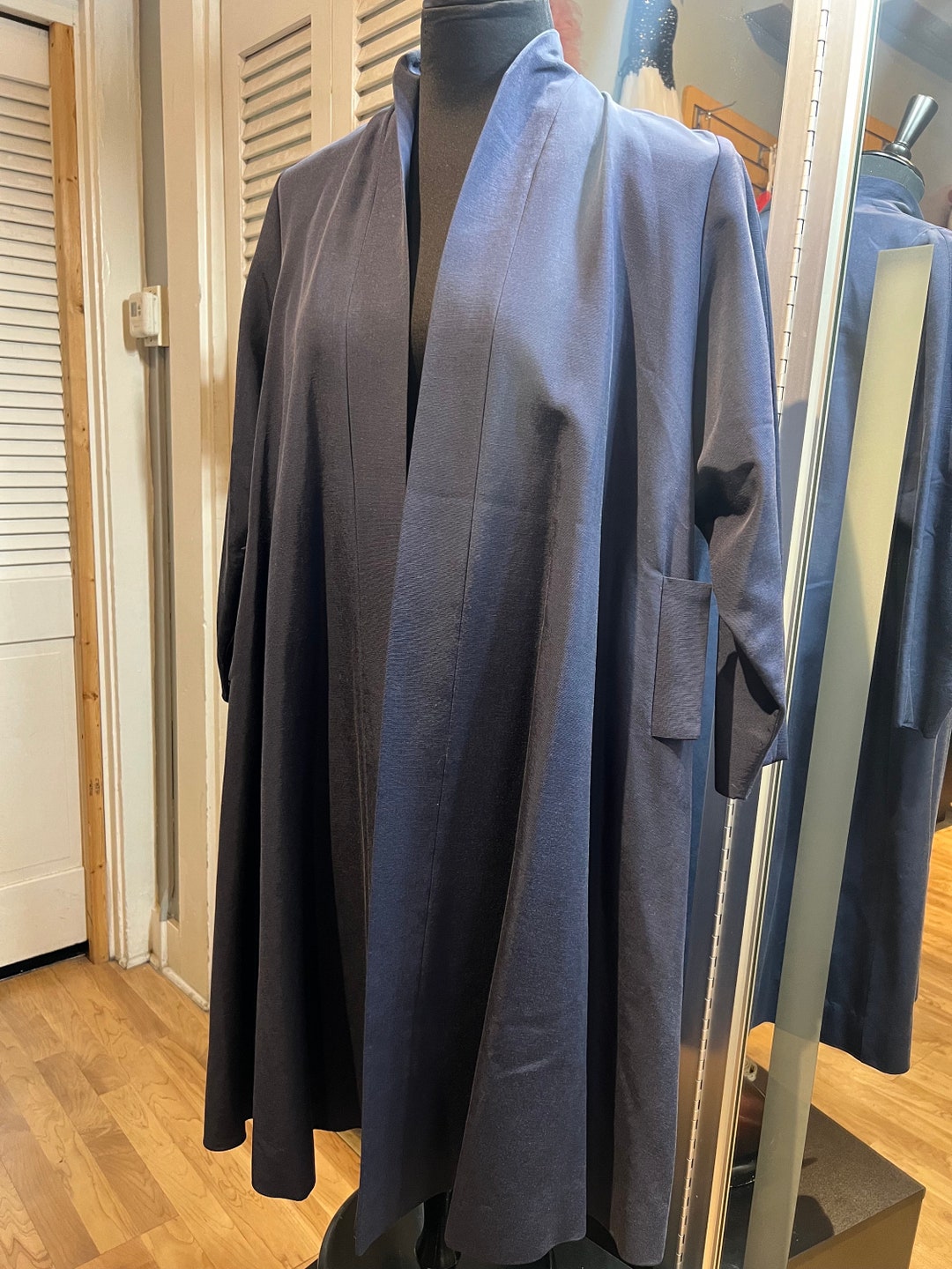 1960s Vintage Navy Blue Swing Coat - Etsy