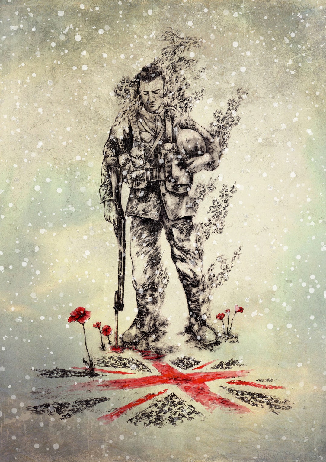 IN REMEMBRANCE, A Unique Art Print to Commemorate Remembrance Day ...