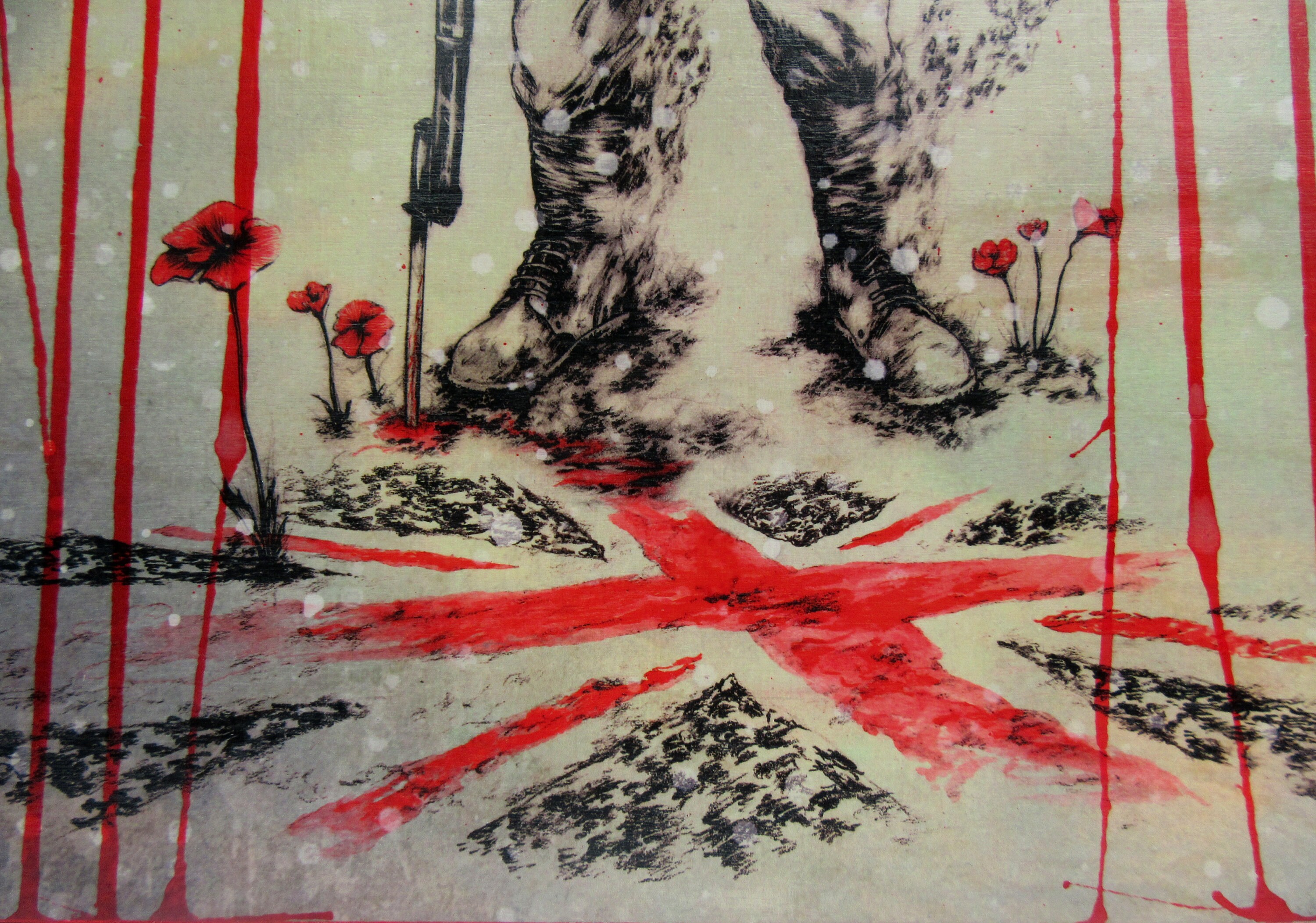 IN REMEMBRANCE: Wooden Art Print to Commemorate World War British ...