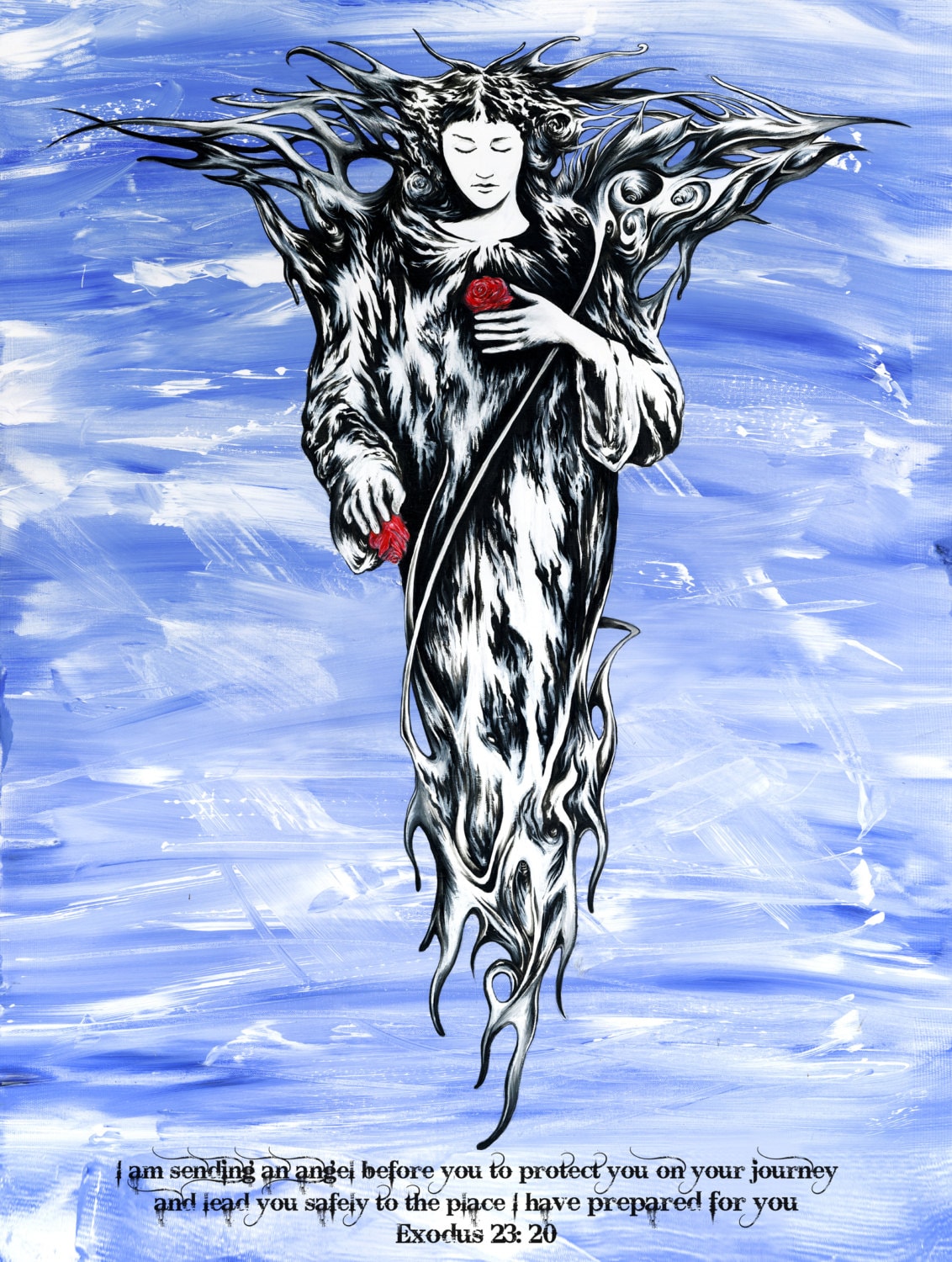 Guardian Angel - Exodus 23: 20 - Angles of Angels Collection - Art ...