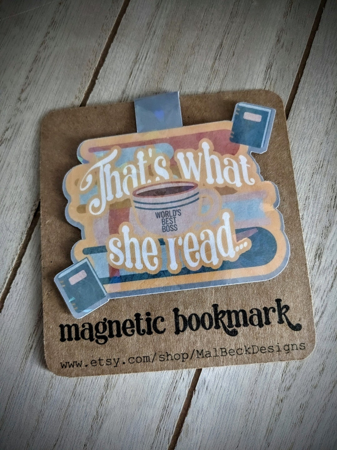 The Office Inspired Magnetic Bookmark, That's What She Read - Etsy