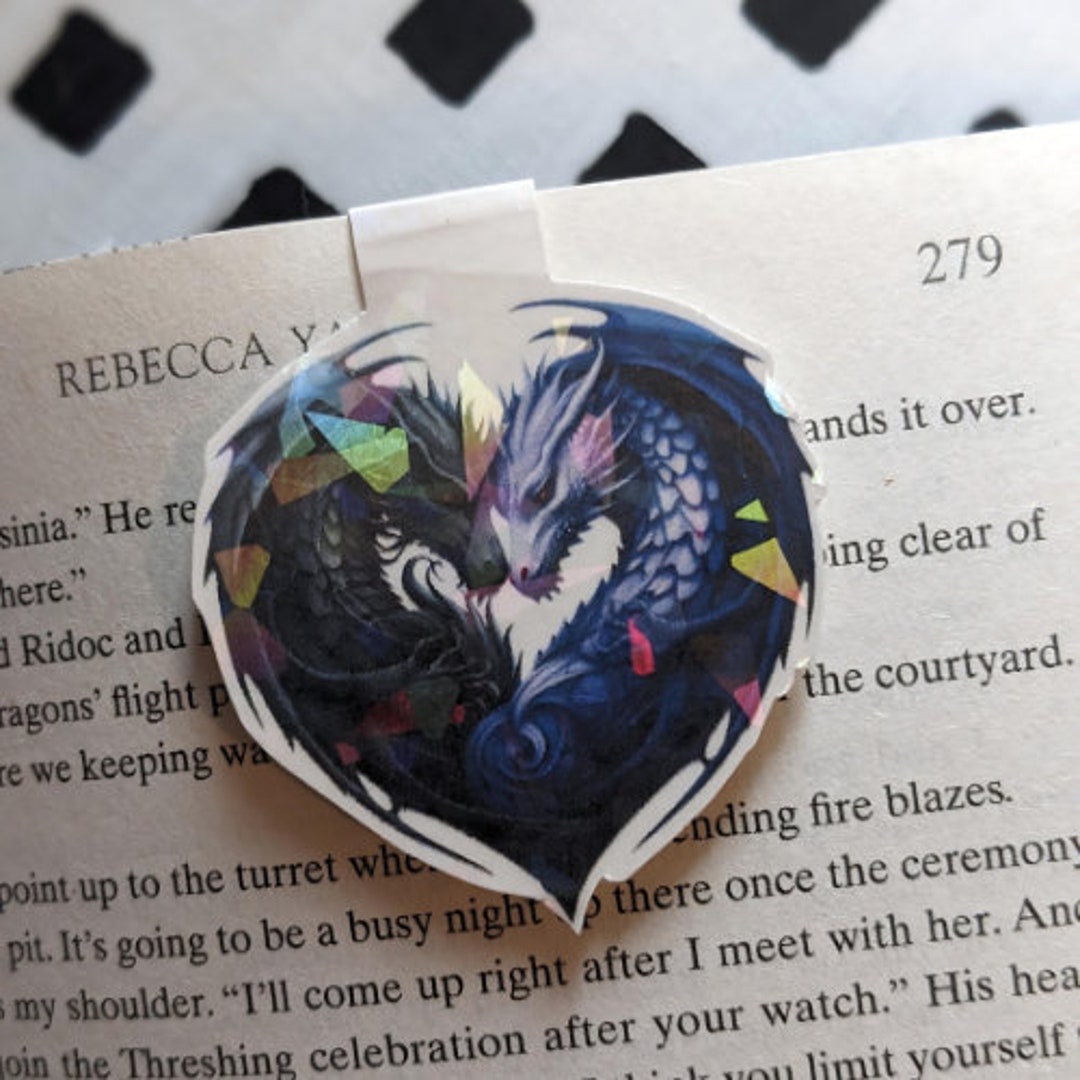 Fourth Wing Inspired Dragon Mates Magnetic Bookmark - Etsy