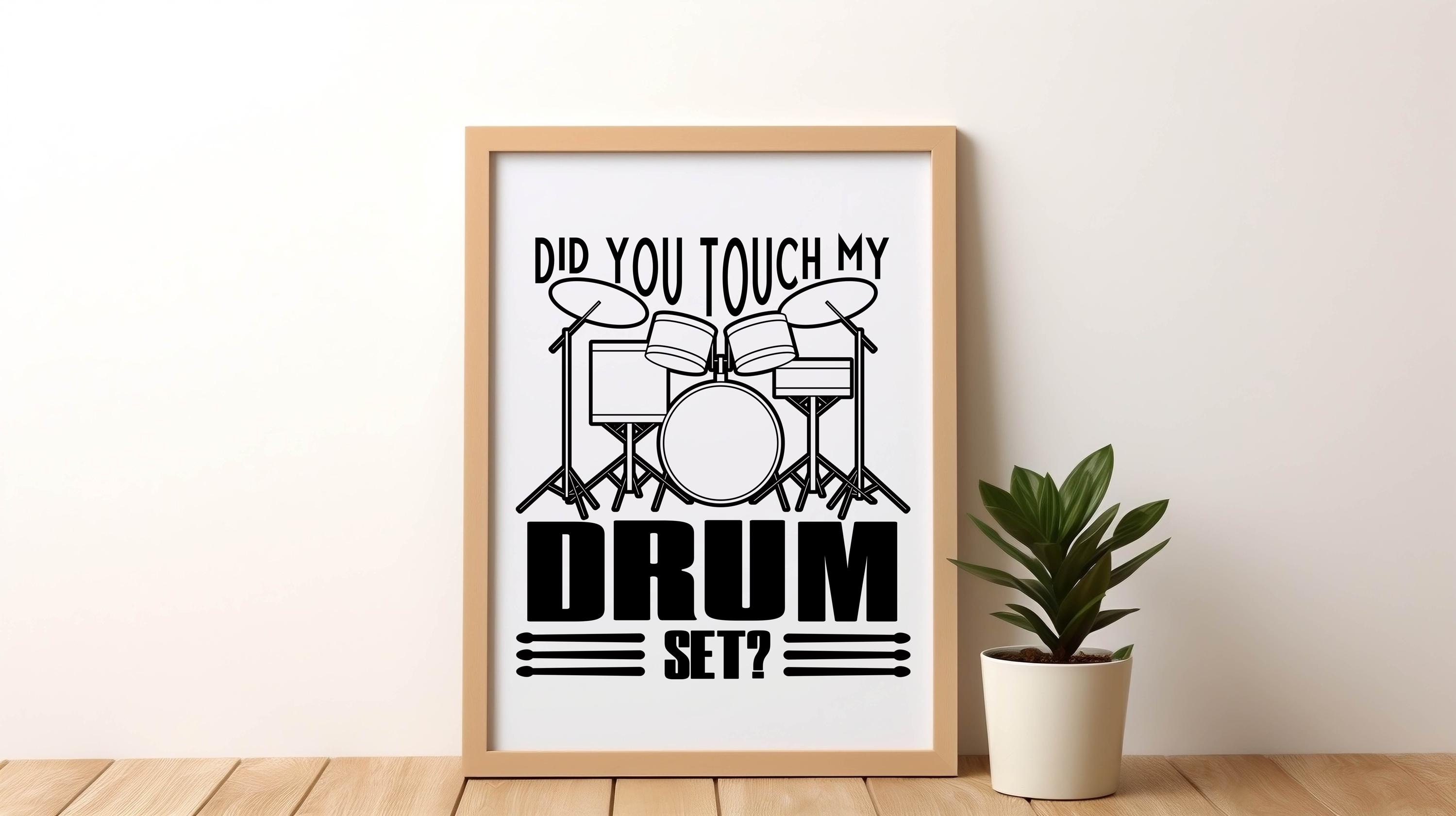 Step Brothers SVG File – “did You Touch My Drum Set?” – Drum Set Quote ...