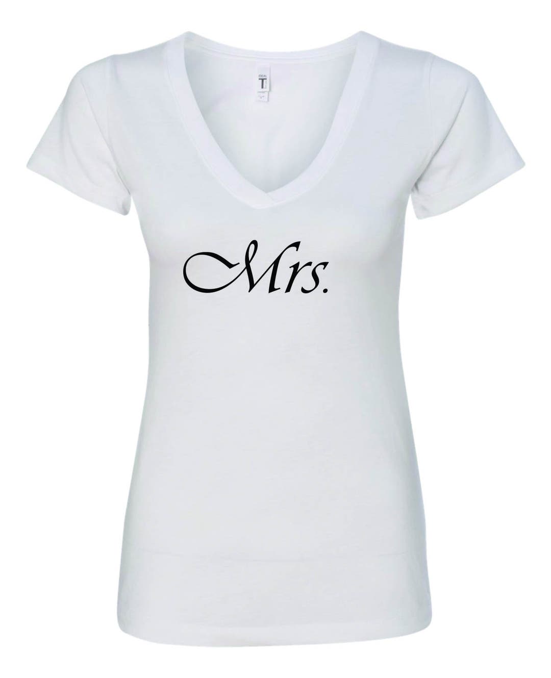 Mrs. Bride to Be V-neck, Bridal Shower Gift, Wedding Gift, Wifey ...