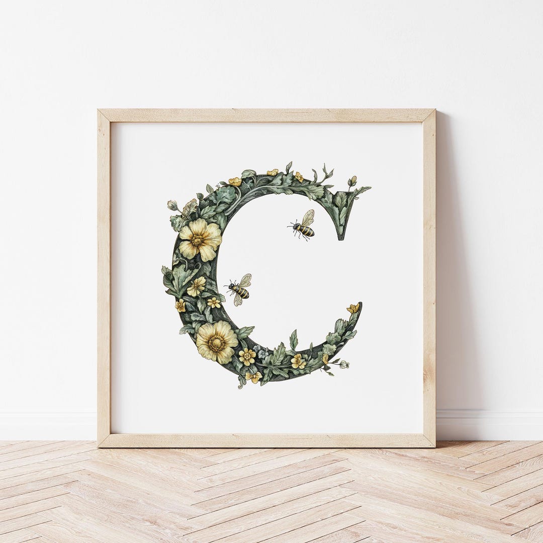 Alphabet - Printable Letter C. for Nursery, Children, Initials, School ...