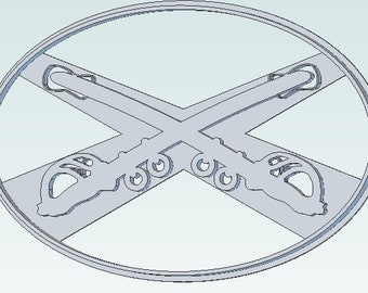 Crossed sabers | Etsy