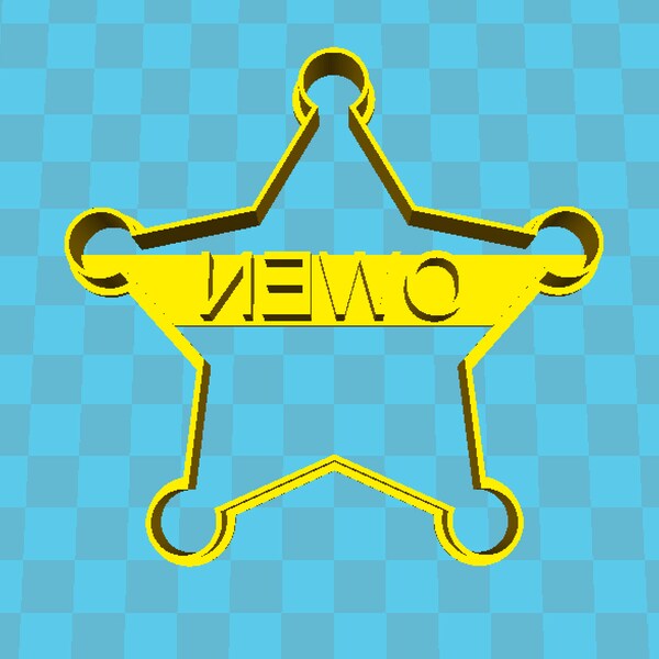 Sheriff Badge Personalized Name - Etsy