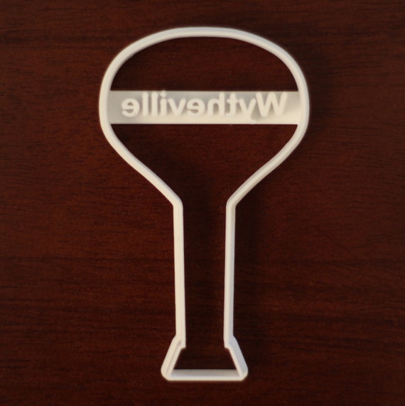 Personalized Water Tower Cookie Cutter With Name Imprint | Etsy