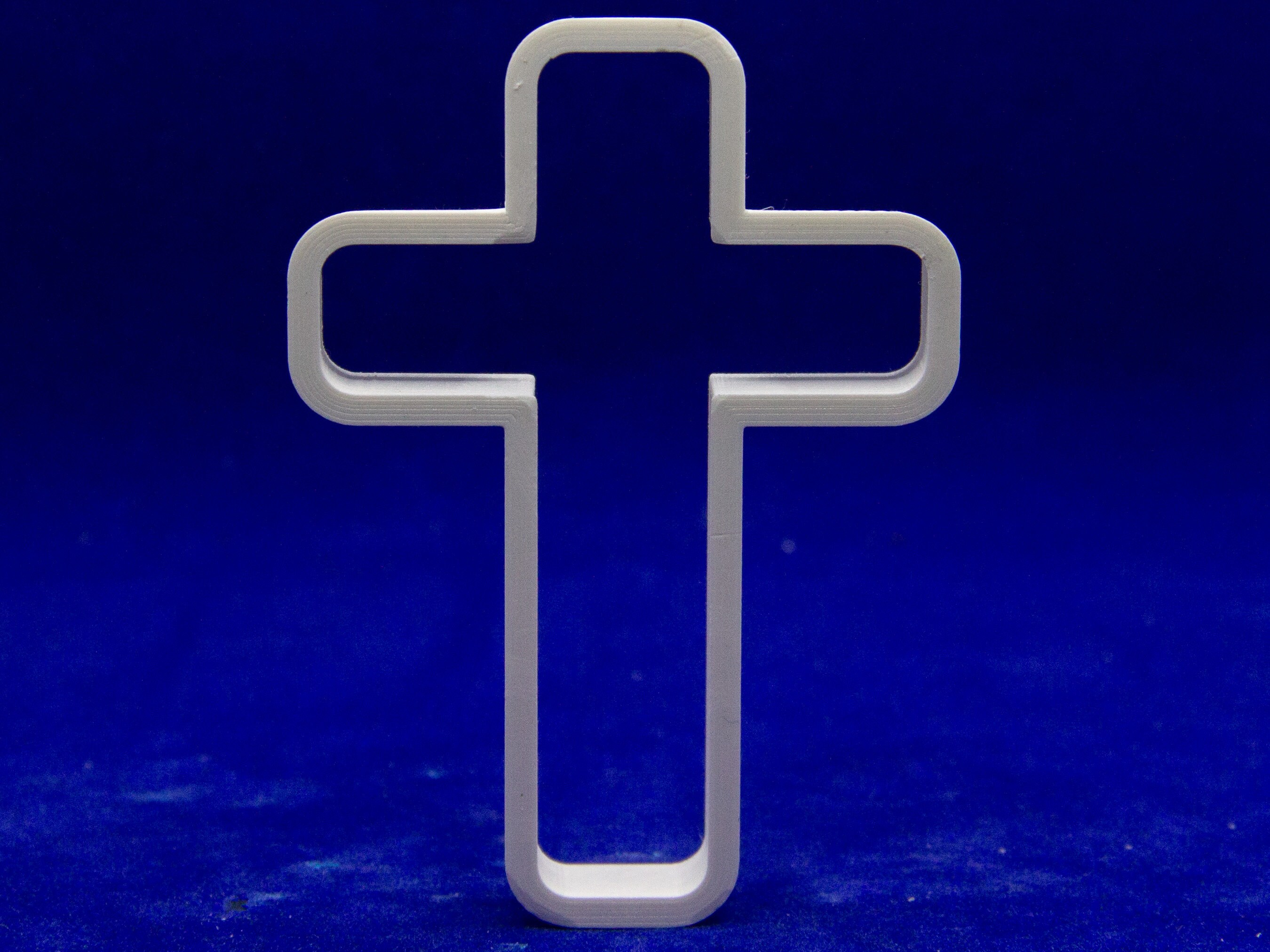 Cross with rounded corners polymer clay or cookie cutter | Etsy