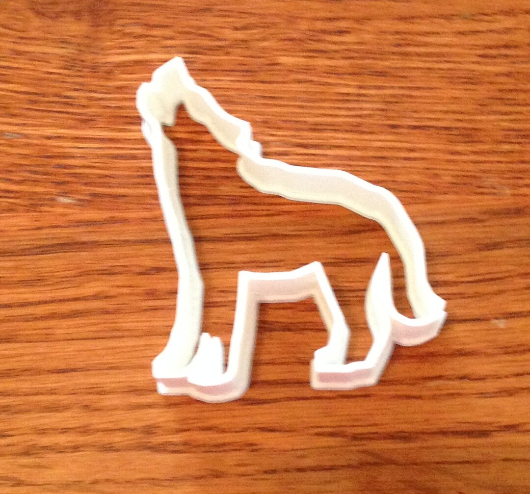 Howling Wolf Cookie and Fondant Cutter - Etsy