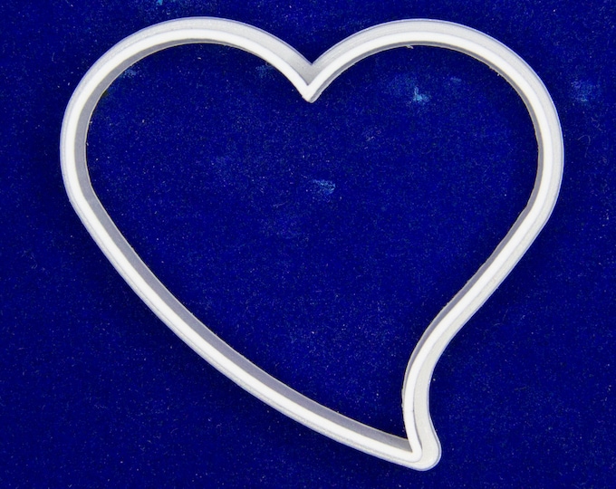 Personalized Wedding or Valentine's Day Wide Heart Shaped | Etsy