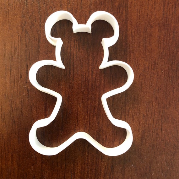 Mickey Mouse gingerbread man cookie and fondant cutter | Etsy