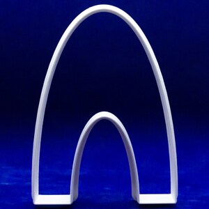 Set of Five Elongated Half Oval Arch Shaped Polymer Clay Cutters - Etsy