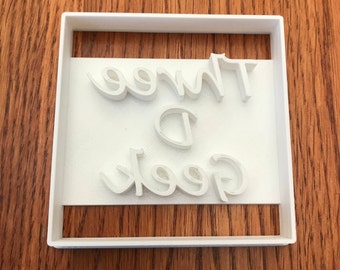 Personalized Plaque Shaped Cookie Cutter With Name Imprint | Etsy