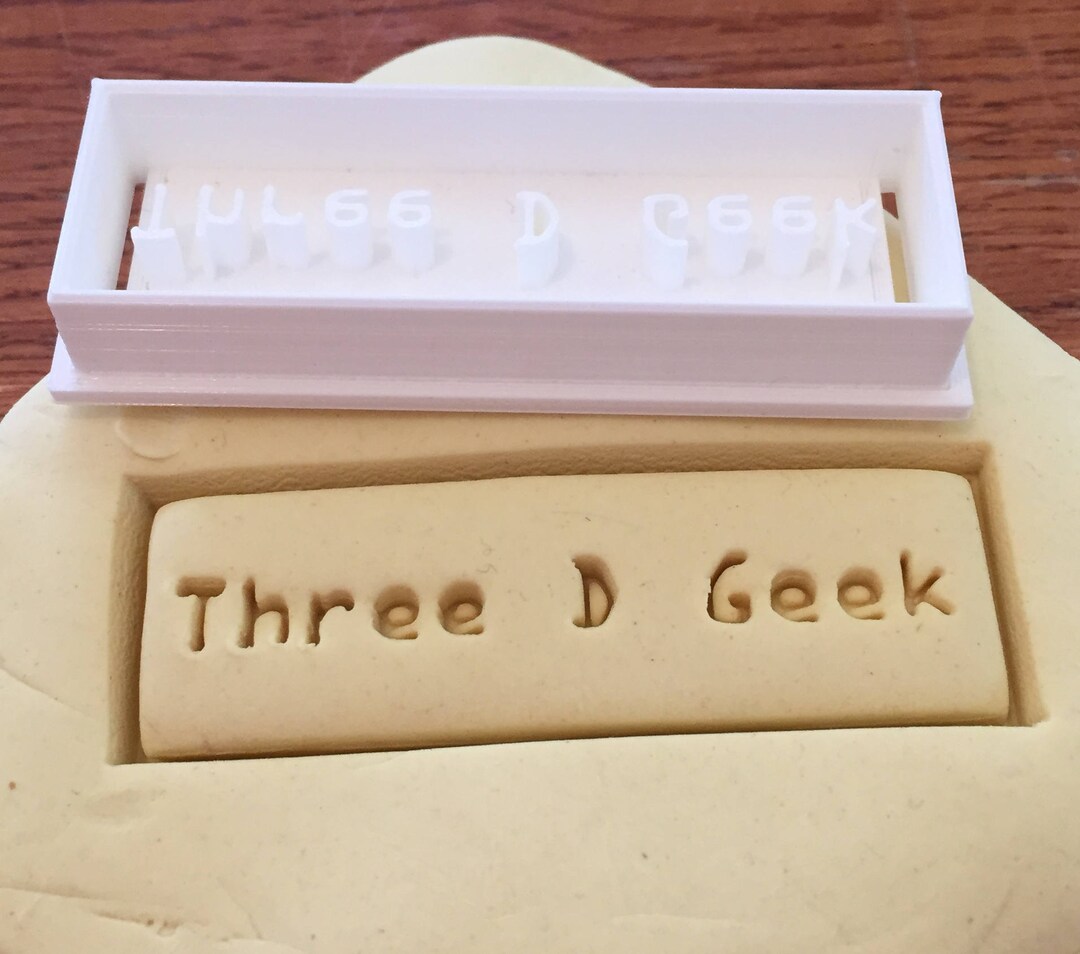 Personalized Rectangle Cookie Cutter With Name or Words Imprint - Etsy