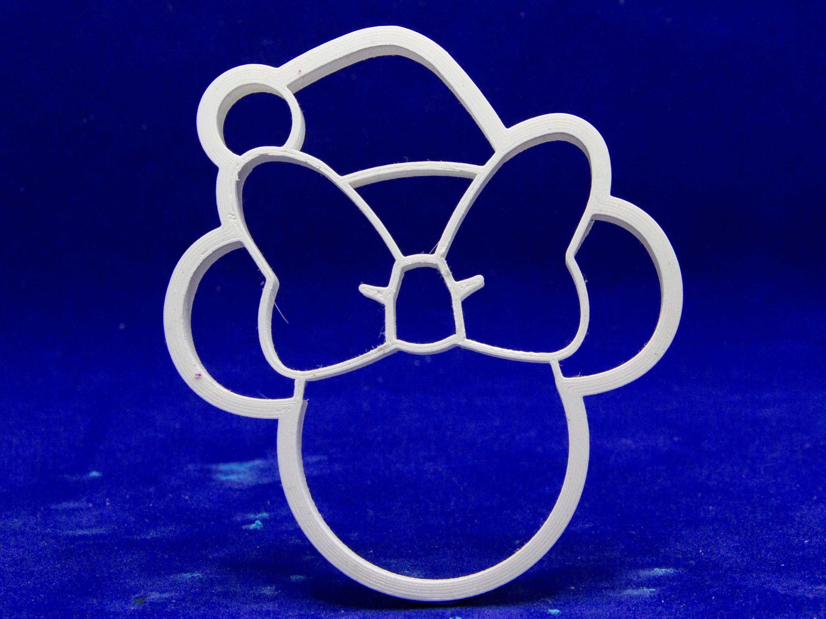 Set of Four Minnie Mouse Christmas Cookie and Fondant Cutters - Etsy