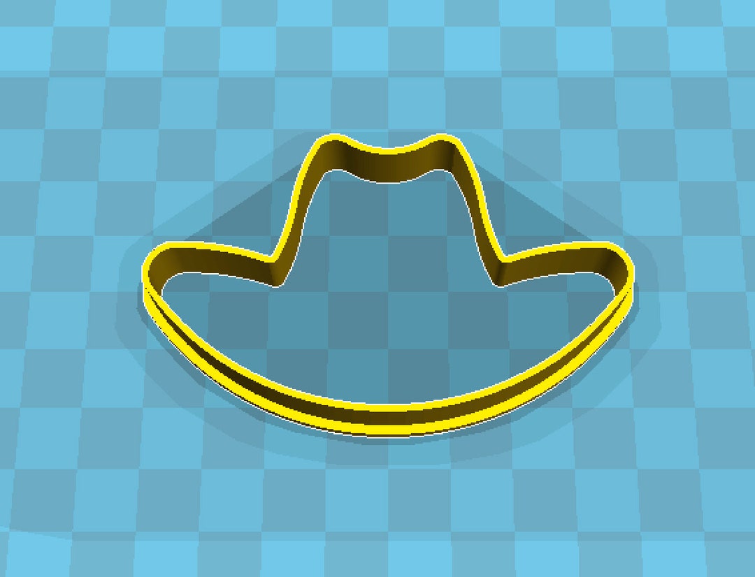 Cowboy Hat Shaped Cookie and Fondant Cutter - Etsy