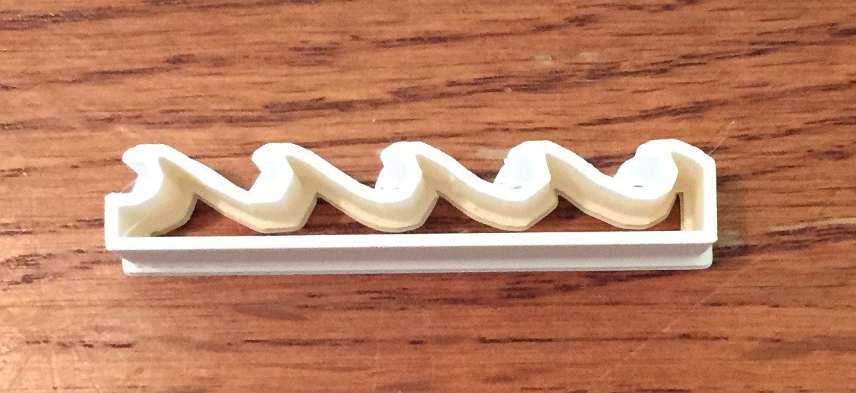 Wave pattern shaped cookie and fondant cutter | Etsy