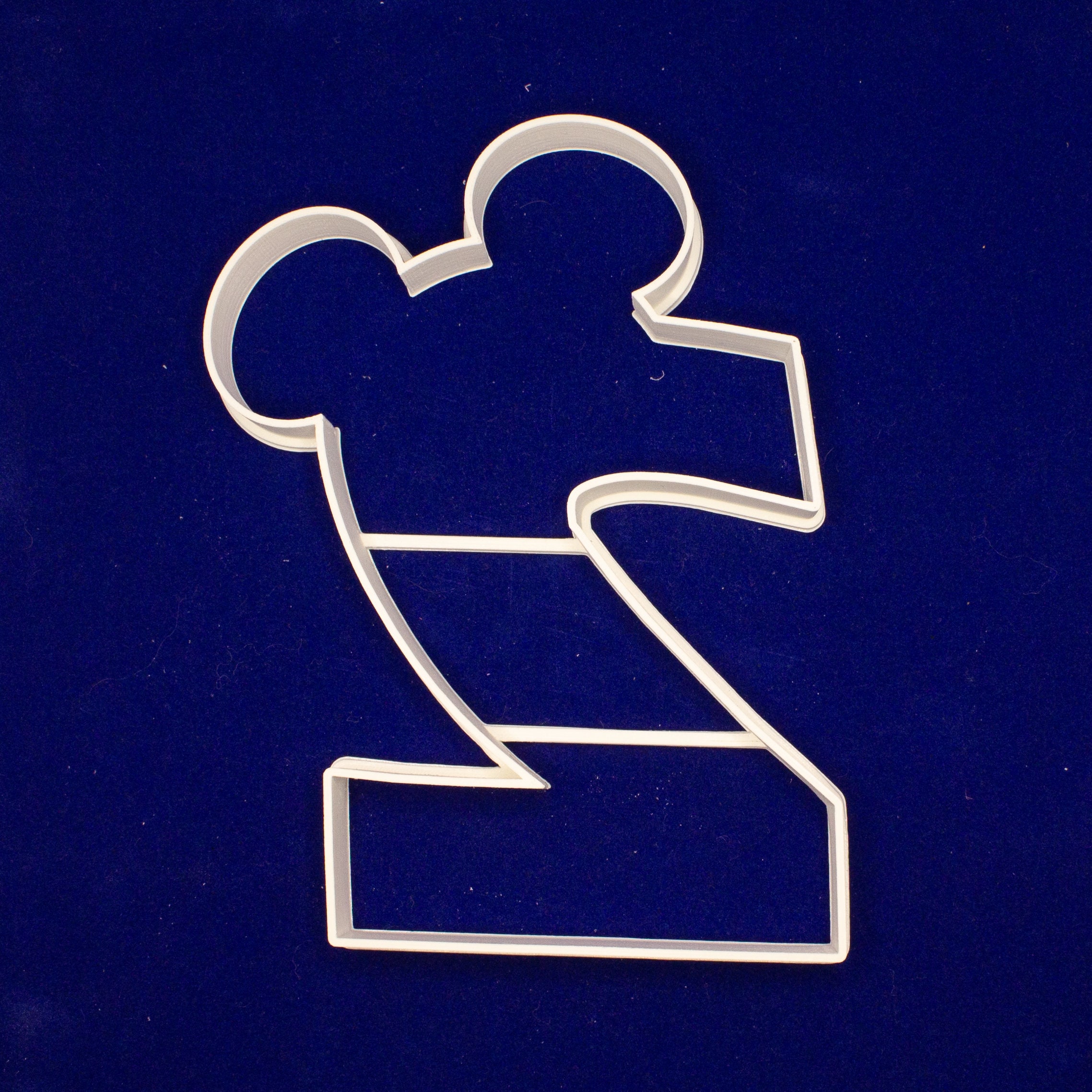 Number Two With Mickey Mouse Ears Cookie and Fondant Cutter - Etsy