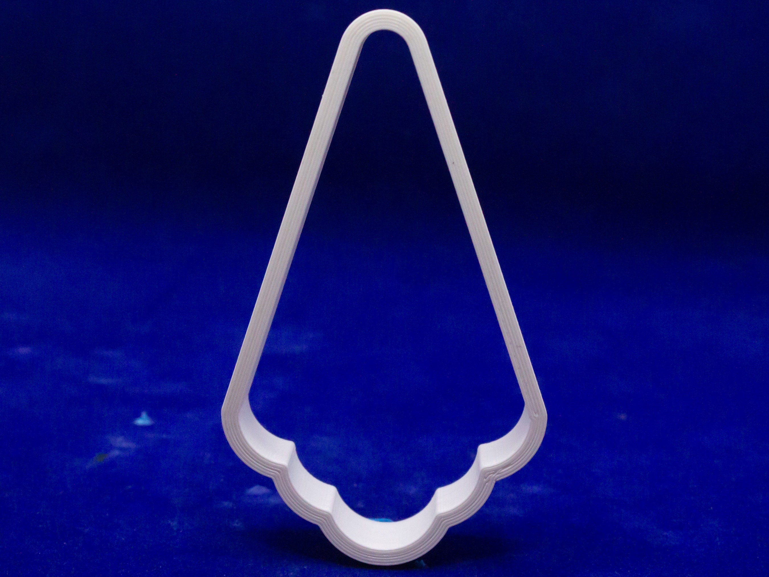 Scalloped Bottom Teardrop Shaped Polymer Clay Cutter - Etsy