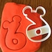 Number Six With Mickey Mouse Ears Cookie and Fondant Cutter - Etsy