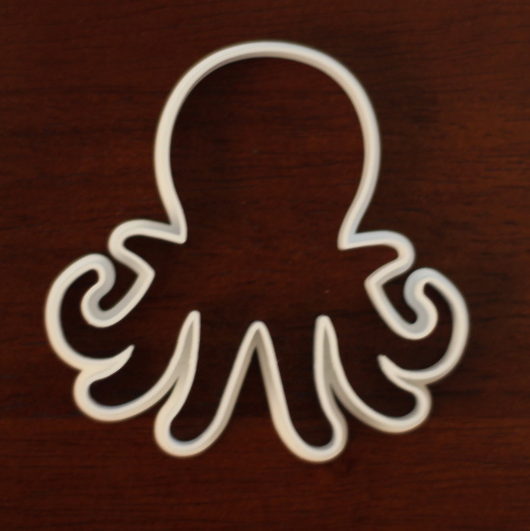 Octopus Cookie and Fondant Cutter - Etsy