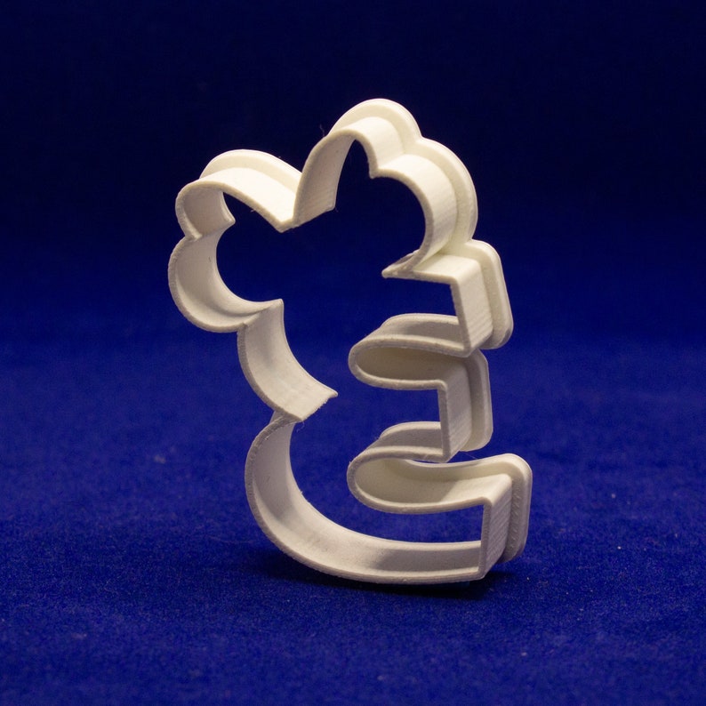 Number Three With Minnie Mouse Ears Cookie and Fondant Cutter - Etsy