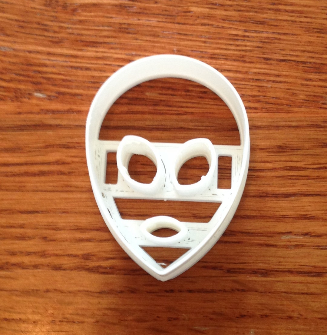 Alien Face Cookie and Fondant Cutter - Etsy