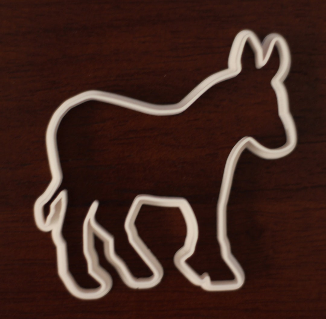 Donkey Cookie and Fondant Cutter - Etsy