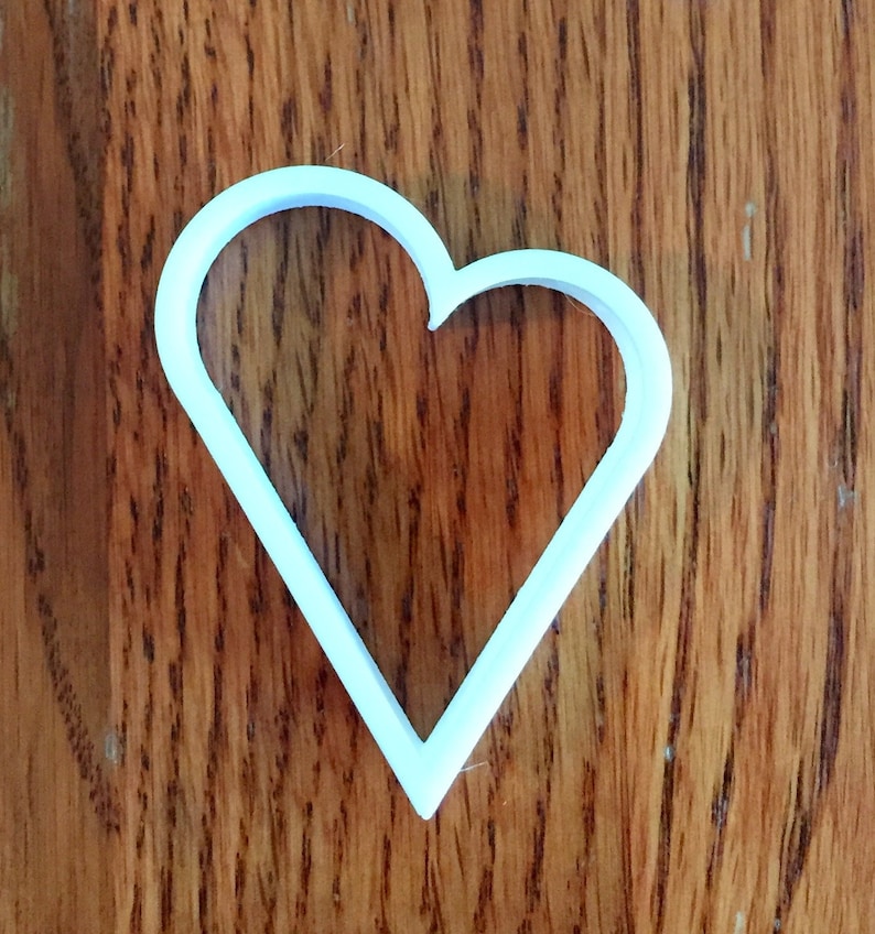 Asymmetrical Heart Shaped Cookie and Fondant Cutter - Etsy
