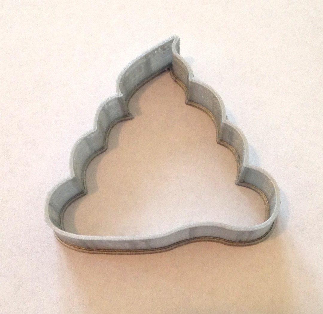 Pile of Poo Cookie and Fondant Cutter - Etsy