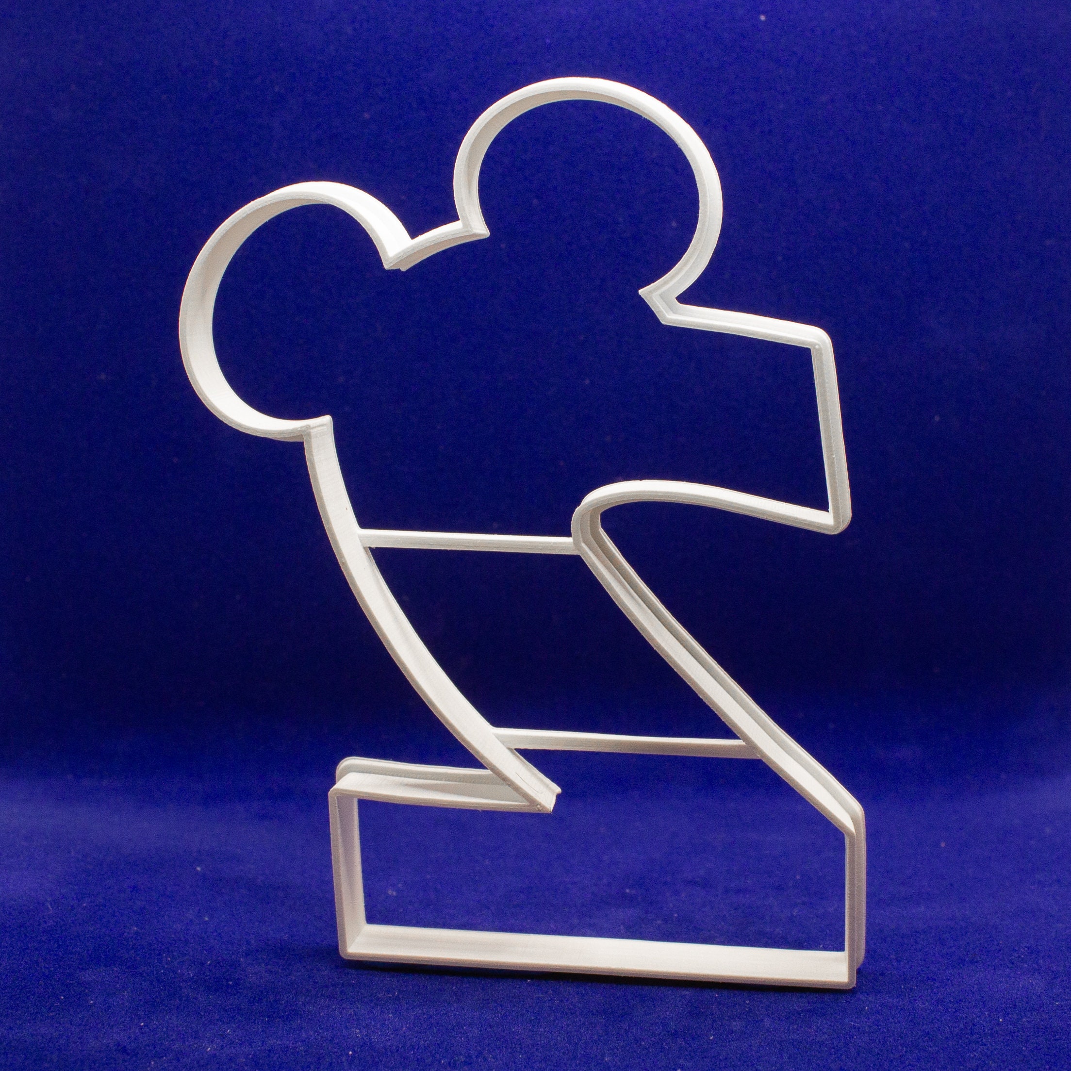 Number Two With Mickey Mouse Ears Cookie and Fondant Cutter - Etsy