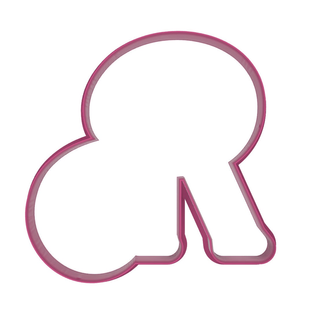 Letter R Cookie and Fondant Cutter - Etsy