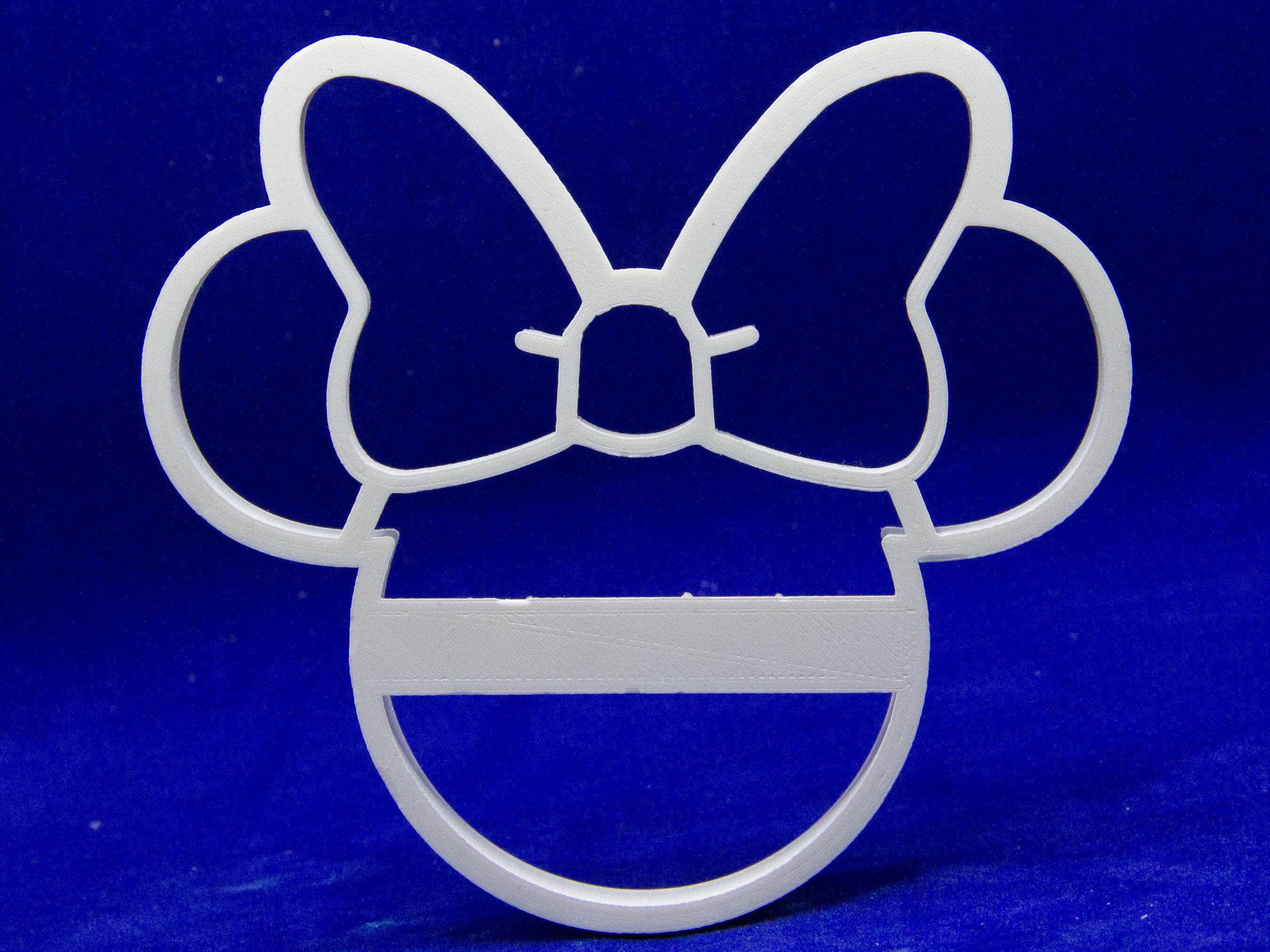 Minnie Mouse PERSONALIZED Cookie and Fondant Cutter - Etsy