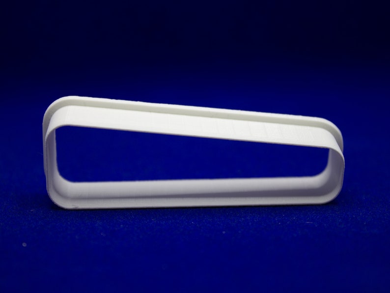 Narrow Symmetrical Trapezoid With Rounded Corners Pendant - Etsy