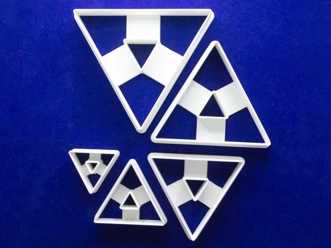 Set of Five Triangle Donut Shaped Polymer Clay Cutters - Etsy