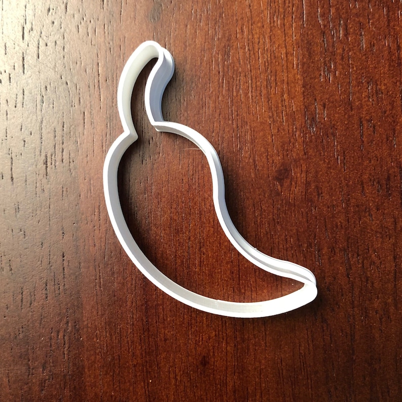 Chili Pepper Cookie and Fondant Cutter - Etsy