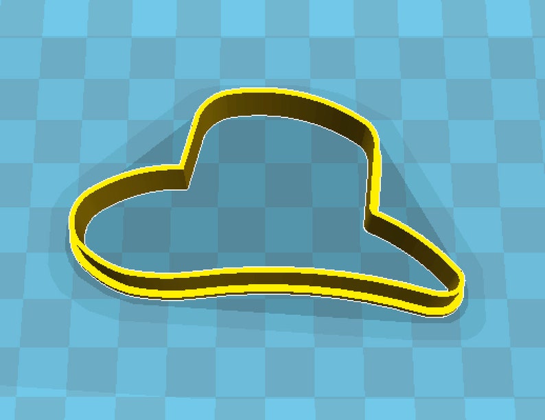 Cowboy Hat shaped cookie and fondant cutter | Etsy