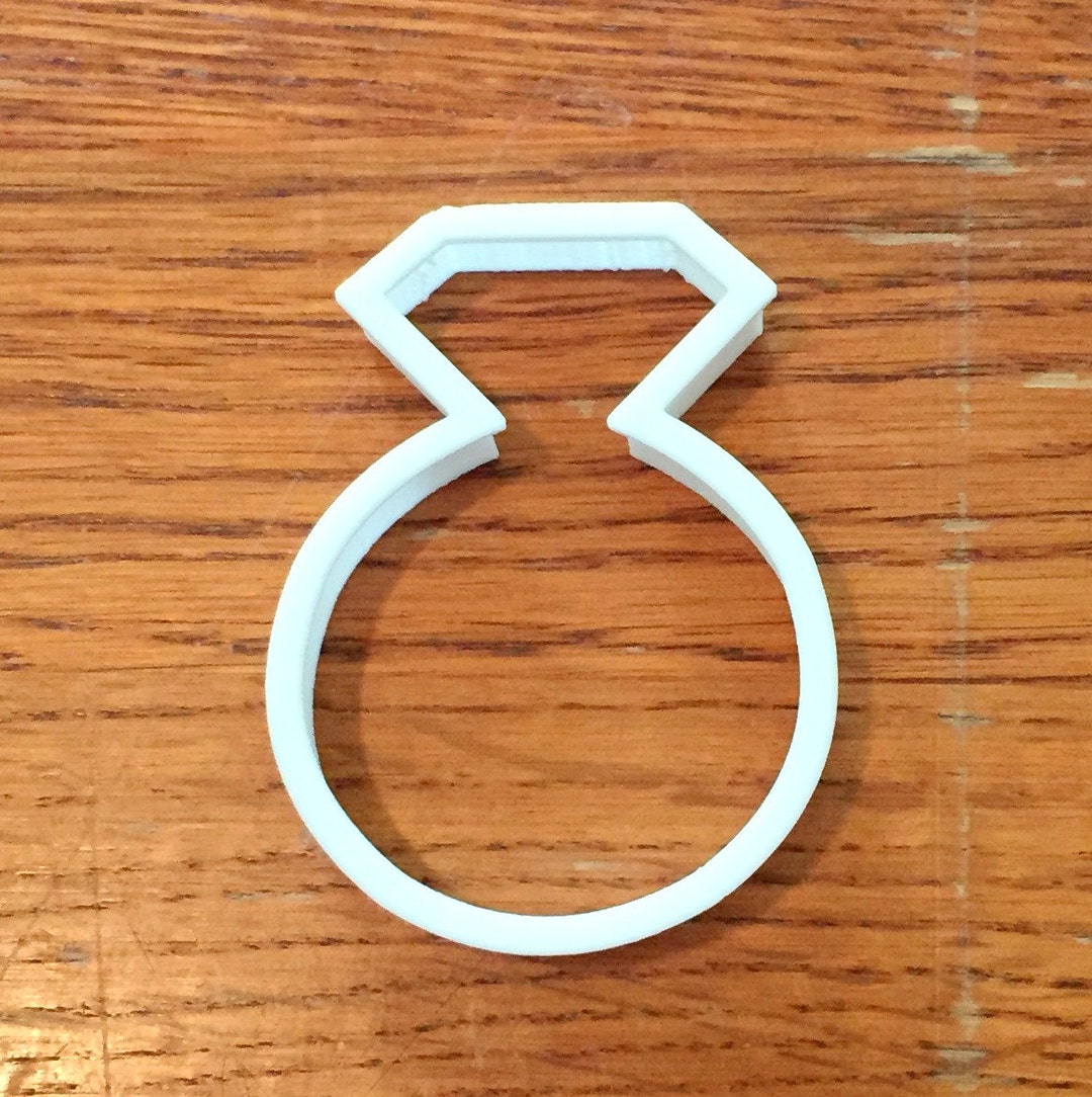 Diamond Ring Cookie and Fondant Cutter - Etsy