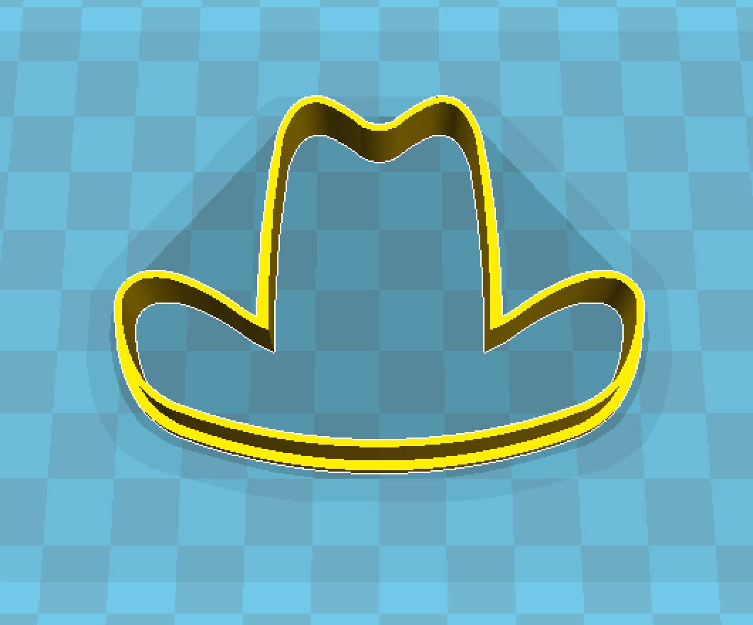 Cowboy Hat Shaped Cookie and Fondant Cutter | Etsy