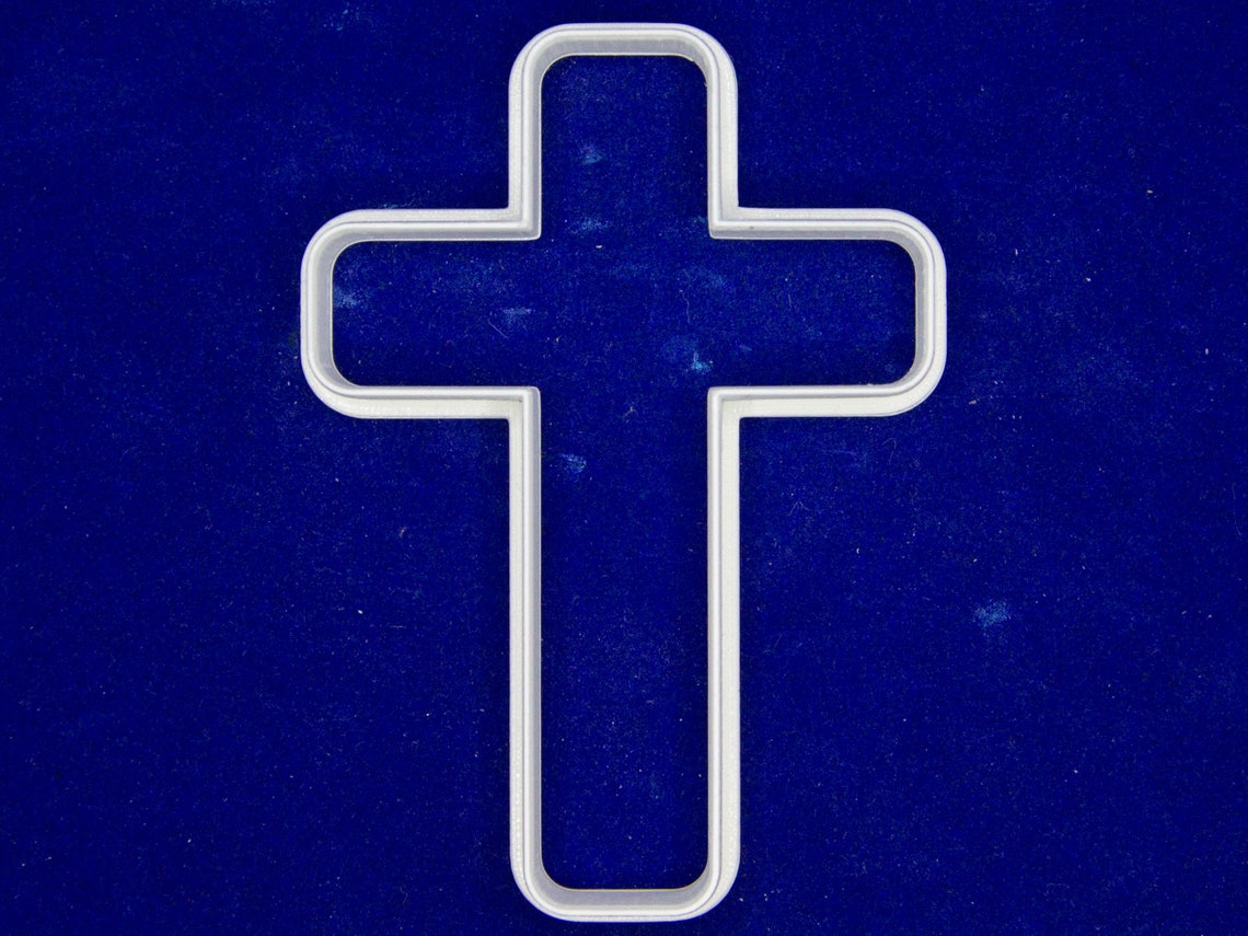 Cross With Rounded Corners Polymer Clay or Cookie Cutter - Etsy