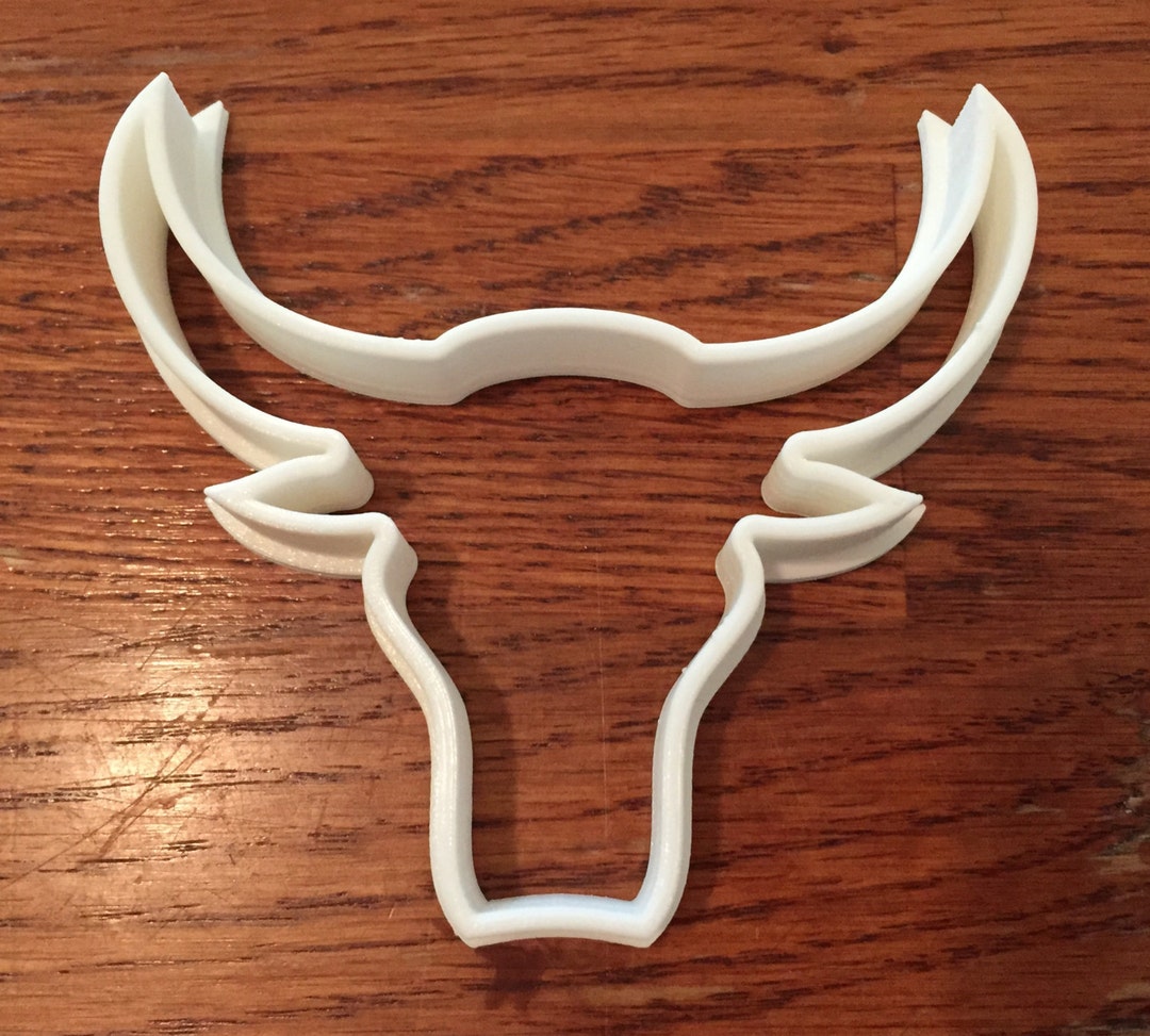 Bull Head Cookie and Fondant Cutters - Etsy